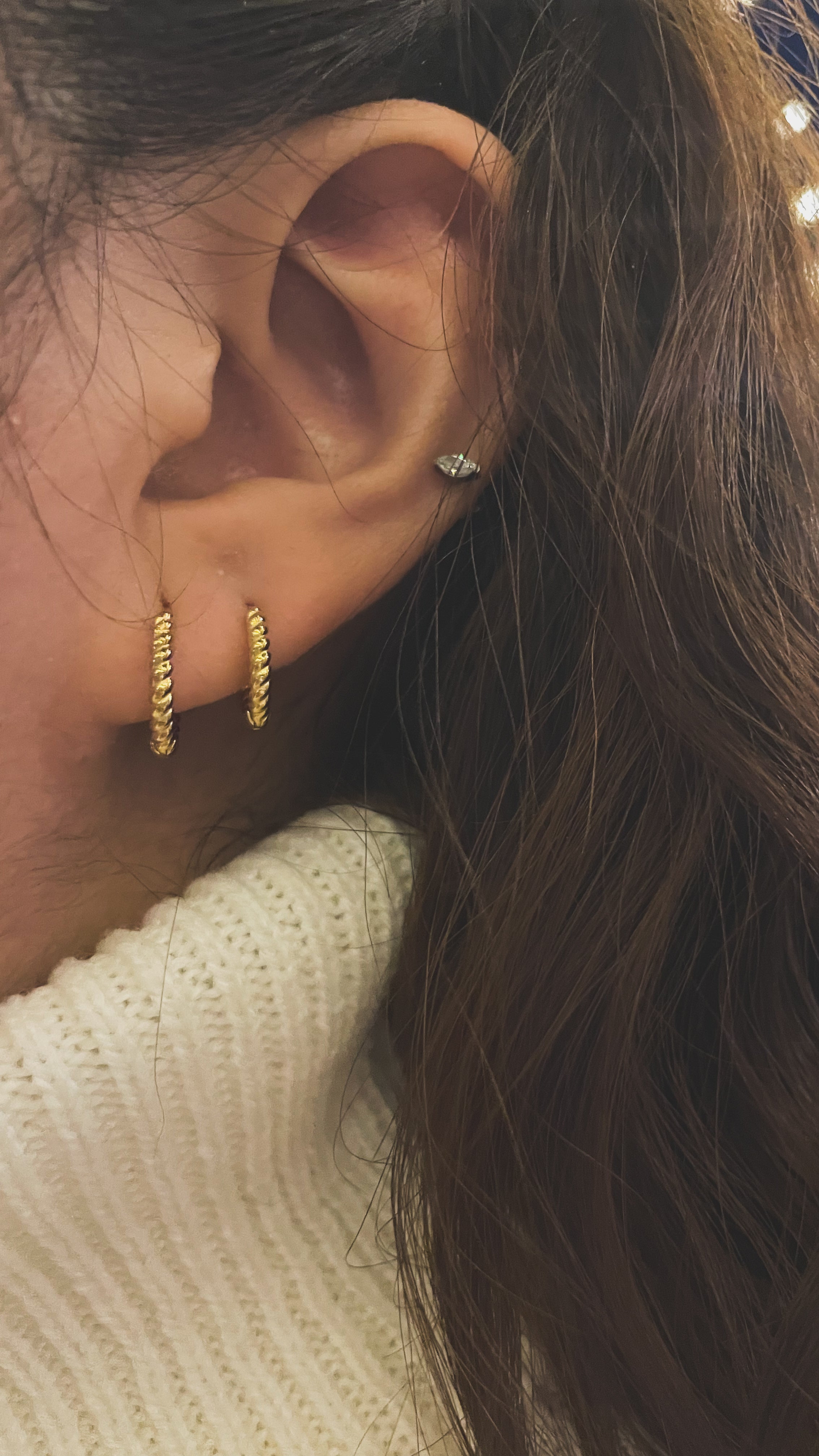 Eve | Twisted Huggies – A Ella Jewelry